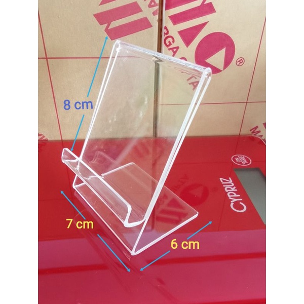Jual stand Handphone akrilik / smartphone holder akrilik / dudukan hp ...