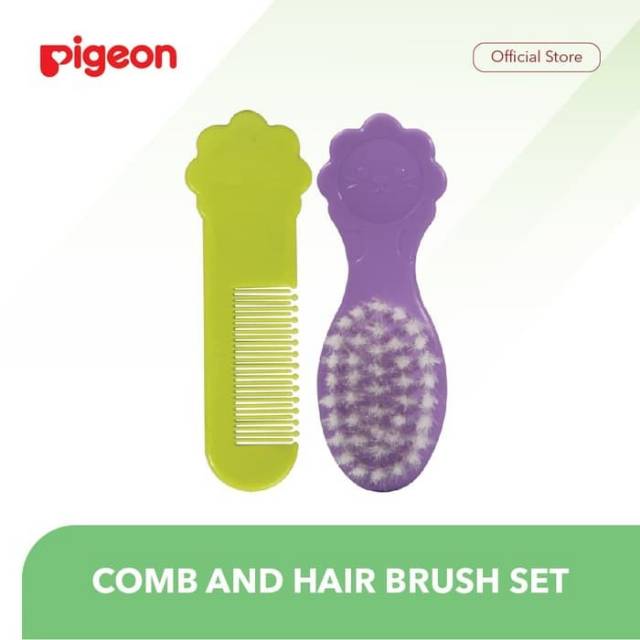 Jual Pigeon Baby Comb & Hair Brush Set Sisir Bayi | Shopee Indonesia