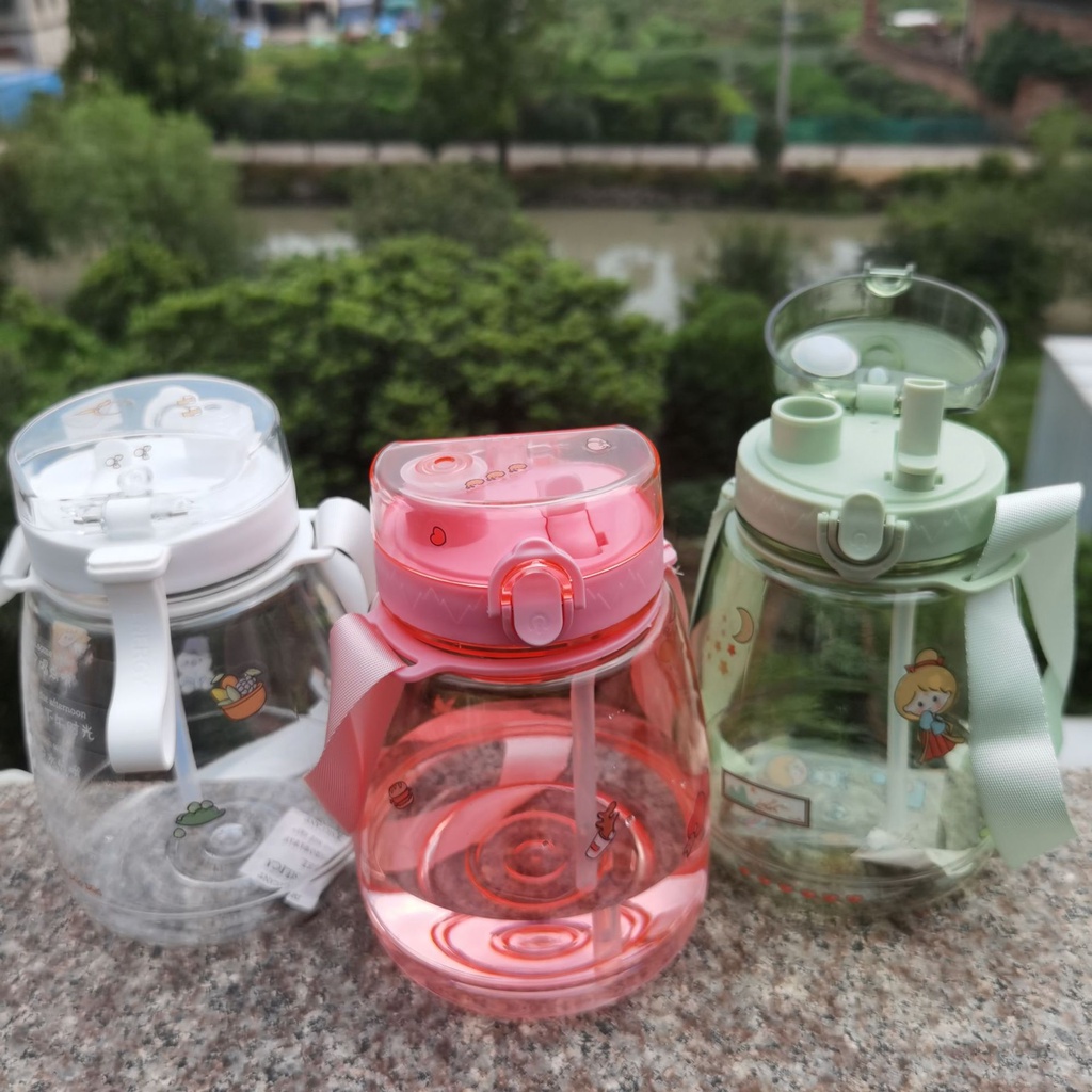 Jual BT 46 Botol Air Minum Besar FREE BPA Strap Model Lantern Gendut ...