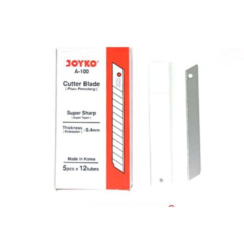 Jual (3tubes)Refill/isi/pisau Cutter JOYKO A100(kecil)/R106 | Shopee ...