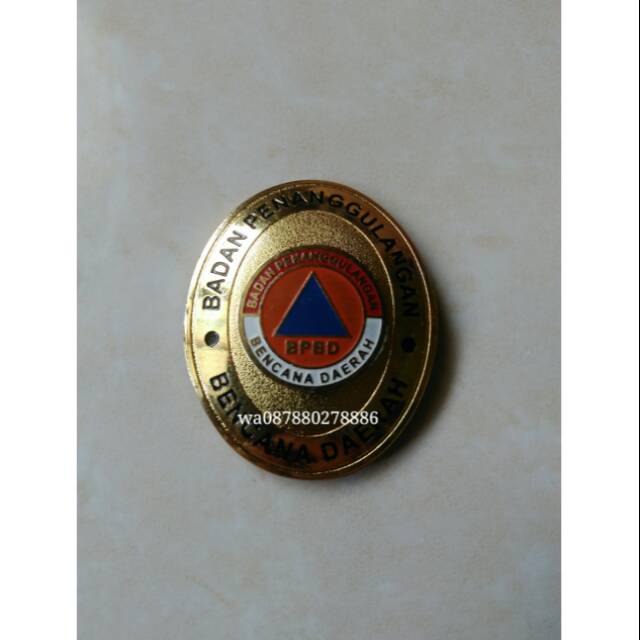 Jual Pin BPBD oval magnet | Shopee Indonesia