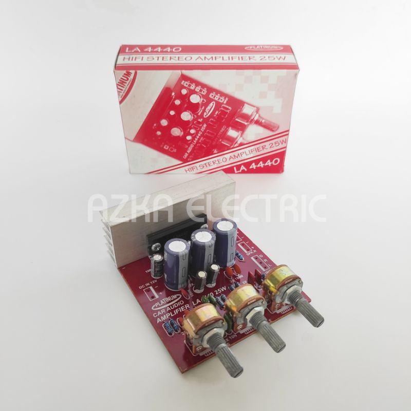 Jual Kit Power Amplifier Stereo 12V DC LA4440 | Shopee Indonesia