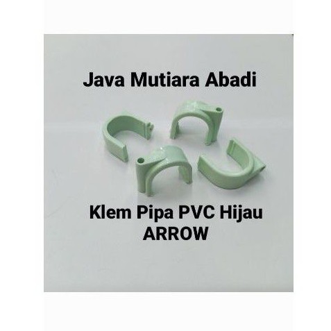 Jual Klem Clam pipa PVC 1" Clam Omega Hijau Arrow(Tanpa paku) | Shopee ...
