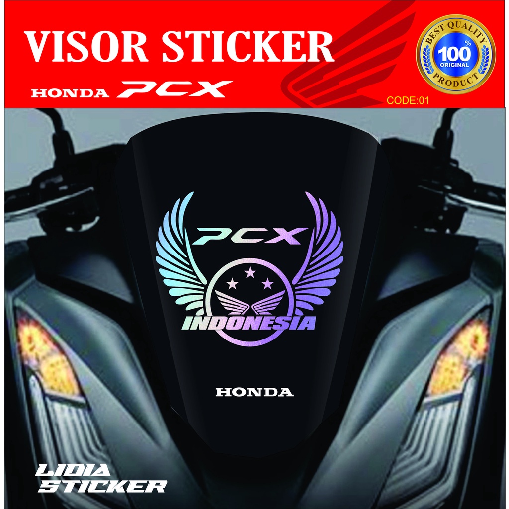 Jual STICKER PCX VISOR PCX 160 150 GRAFIS 01 | Shopee Indonesia