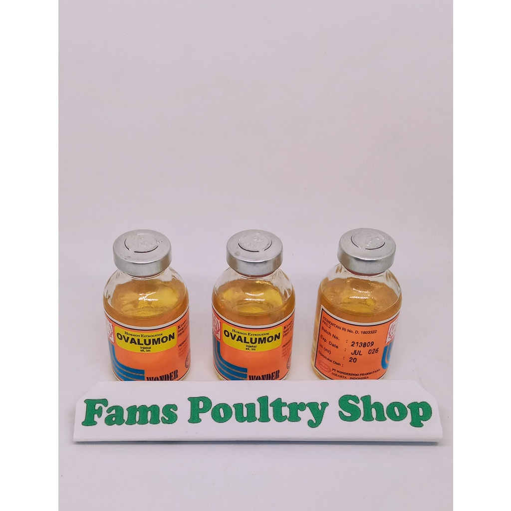 Jual OVALUMON 20 ml( PEMACU BIRAHI hormon estradiol pada hewan untuk ...
