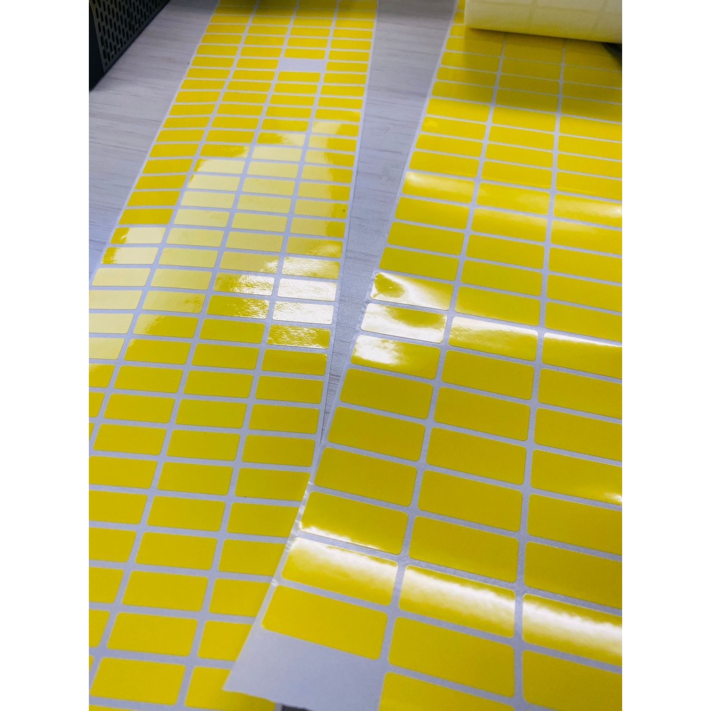 Jual KUNING YELLOW Sticker Waterproof Antiair Anti air Stiker Label ...
