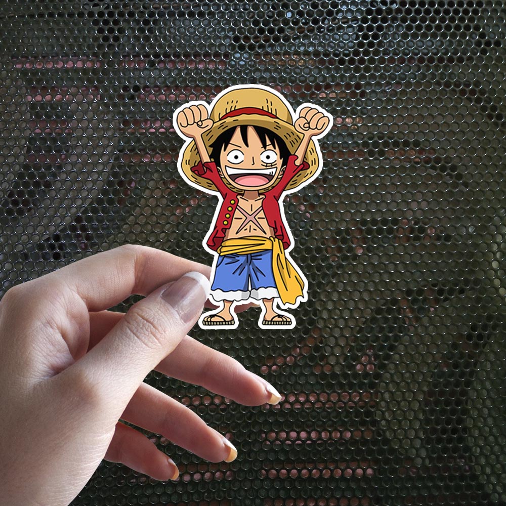 Jual Sticker Decal Vinyl Tahan Air Monkey D. Luffy One Piece | Shopee ...