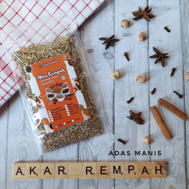 Jual Akarrempah Adas Manis / Fennel Seeds / Rempah Bumbu Dapur ...