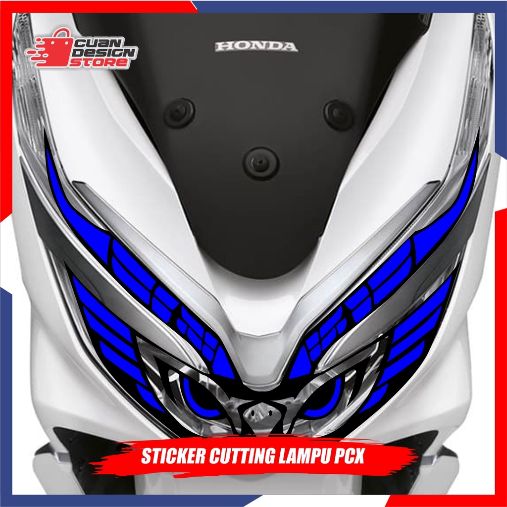 Jual STIKER CUTTING MATA ELANG LAMPU ALL PCX OLD 150 STICKER LEM KUAT ...