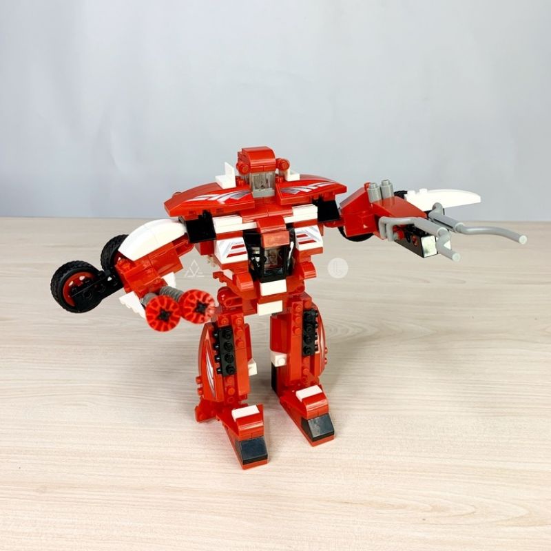 Jual miniso brick mecha series - merah | Shopee Indonesia