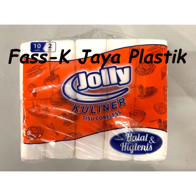 Jual Tisu roll Jolly 10 roll / Tissue dapur jolly / tissue makan Jolly ...