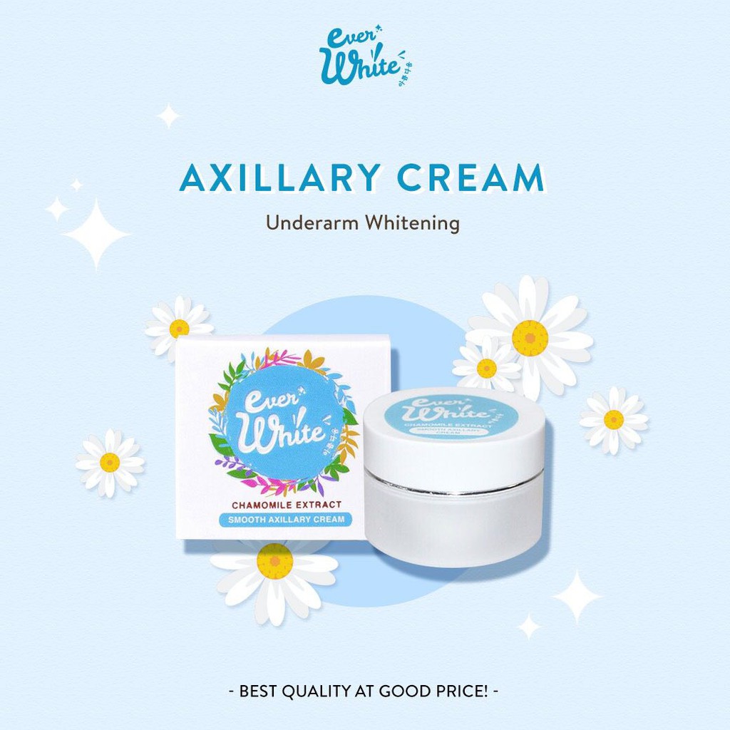 Jual BLUE UNDERARM EVERWHITE / AXILLARY CREAM EVER WHITE | Shopee Indonesia