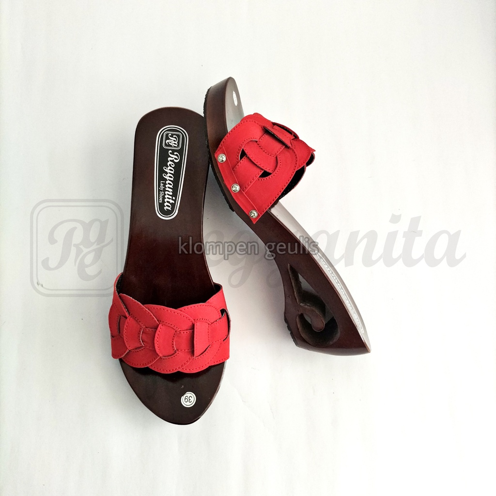 Jual Sandal kayu wanita/Kelom geulis teplek | Shopee Indonesia