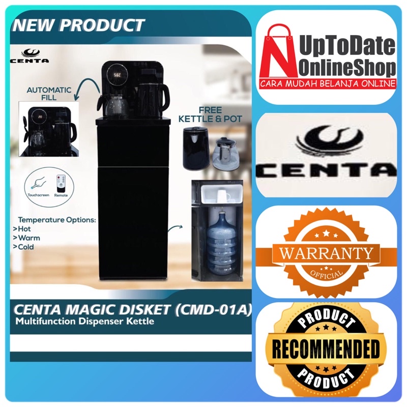 Jual DISPENSER GALON BAWAH CENTA CMD-01A SMART TOUCH SCREEN REMOTE ...