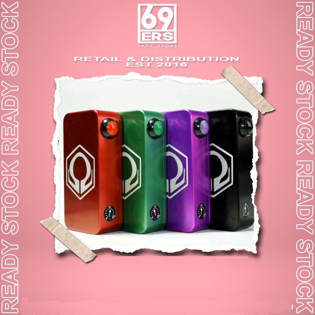 Jual Authentic HexOhm V3.0 180W Box Mod Anodized Plain Garansi Vape Zoo ...