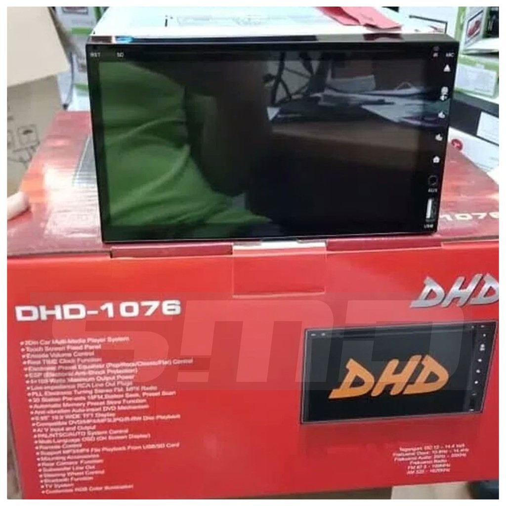 Jual Head Unit Double Din DHD 1076 Mirrorlink Full Glass Universal ...