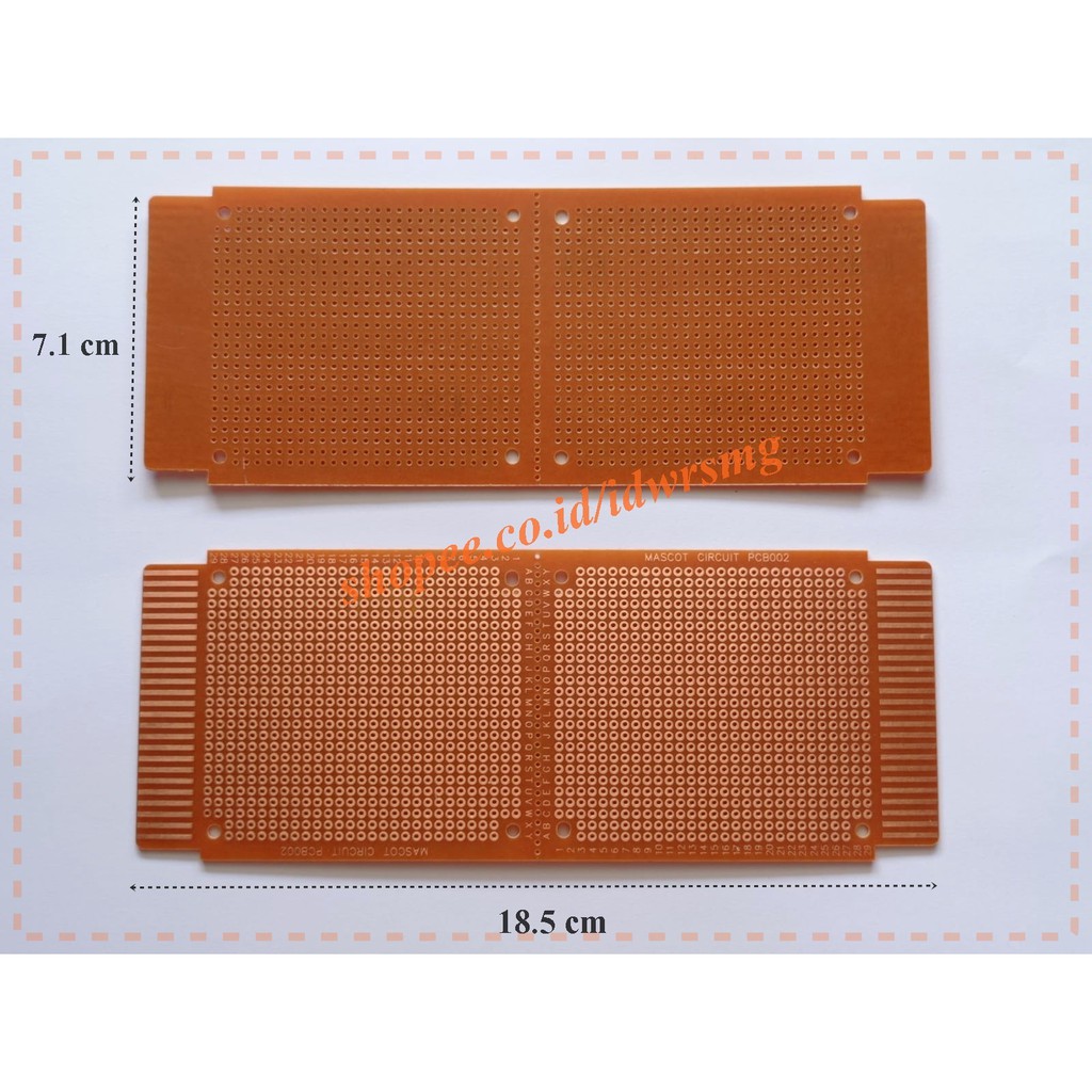 Jual PCB Lubang / Bolong IC single side / single layer | Shopee Indonesia