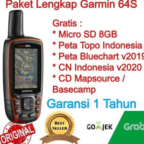 Jual Garmin Gps Map 64S Free Peta Laut Bluechart Pacific Garansi 1 ...