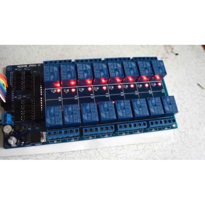Jual 16CH CHANNEL 12V RELAY SHIELD MODULE BOARD FOR ARDUINO | Shopee ...