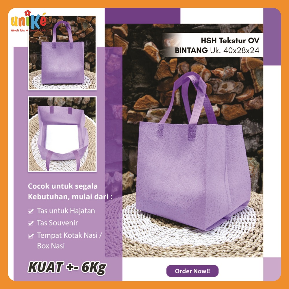 Jual Tas Berkat Hajatan Grosiran Spoundbond Bag / Tas Nasi Kotak 24x24 ...
