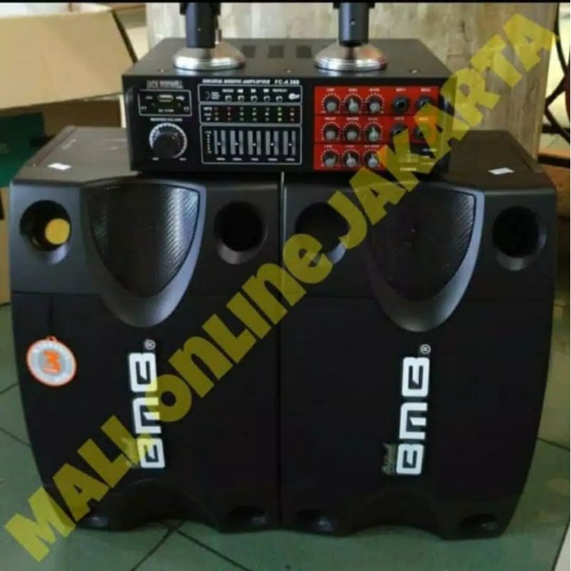 Jual Paket sound system bluetooth bmb 8 inch Original karaoke mic ...