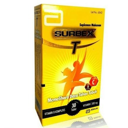 Jual Surbex T Vitamin C 500mg - 30 tabs | Shopee Indonesia