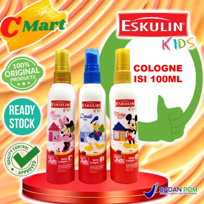 Jual Hemat Eskulin Kids Mist Cologne Disney 100Ml / Parfum Anak Eskulin ...
