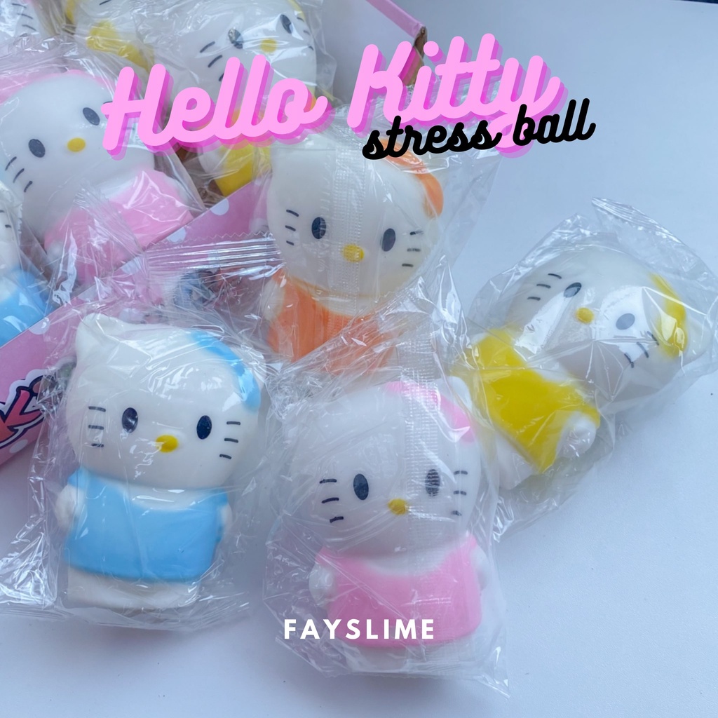 Jual Mainan Stressball Hello kitty | squishy hello kitty | Shopee Indonesia