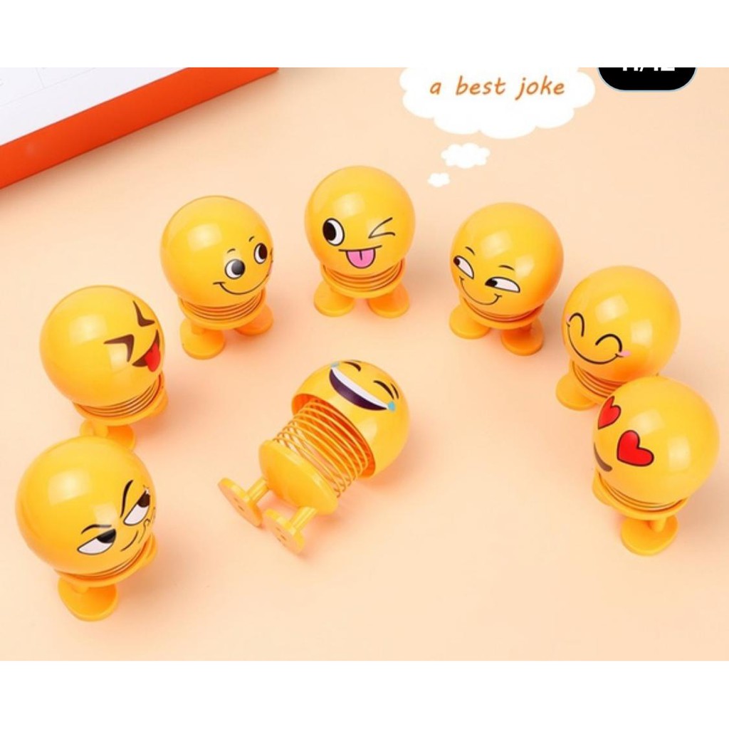 Jual Boneka goyang EMOJI / DORAEMON Lucu Imut Emoticon Smile Funny ...