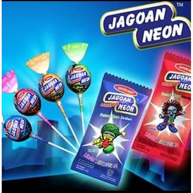 Jual Permen Lolli JAGOAN NEON Permen Lolipop Permen Loli Renceng ...