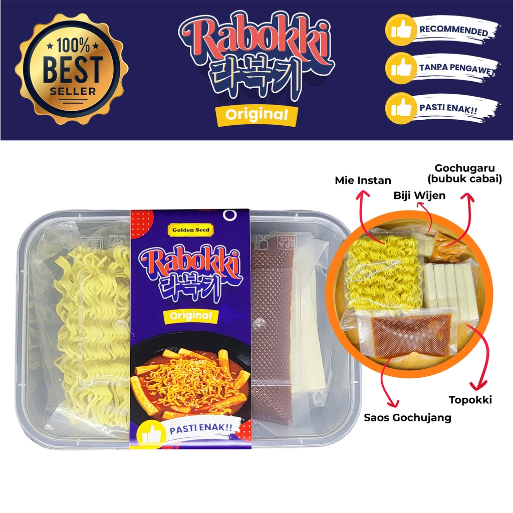 Jual RABOKKI ORIGINAL PREMIUM HALAL - RAMEN TOPPOKI RABOKI TTEOKBOKKI ...