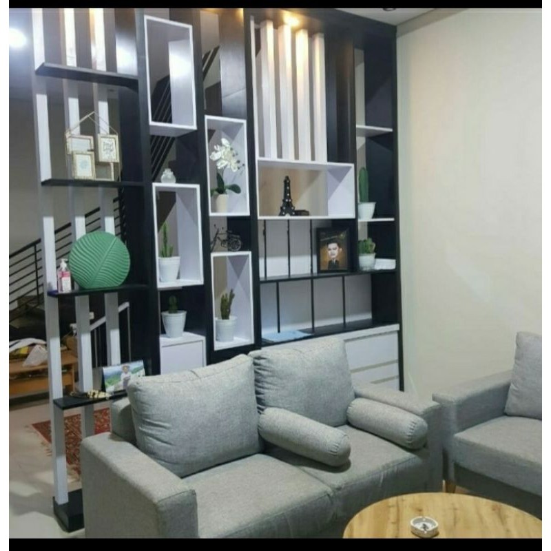 Jual Partisi 2 muka / Backdrop Tv Minimalis Uk.160*210cm | Shopee Indonesia