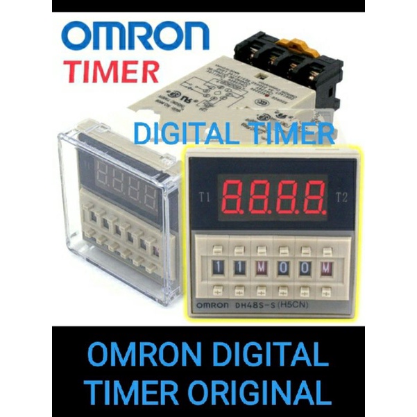 Jual OMRON DIGITAL TIMER DH48S-S PLUS SOCKET PRECISION RELAY TIME RELAY TWIN COUNTER | Shopee ...