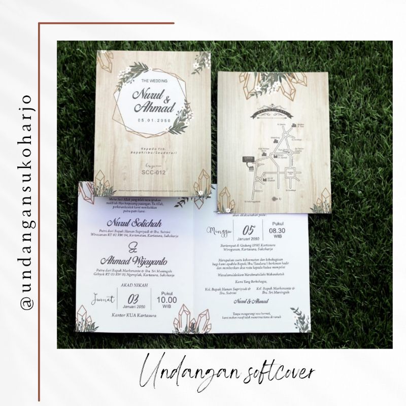 Jual (FREE TMBAH POTO) Undangan Pernikahan Murah,Unik,kekinian, Rustik ...