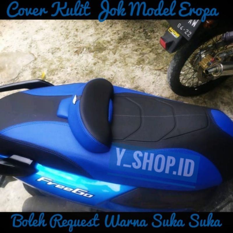 Jual Cover Kulit Jok Motor Yamaha Freego Press MBtech Modif Eropa ...