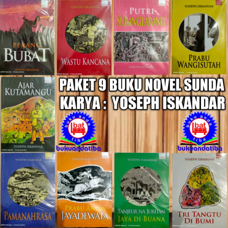 Jual PAKET 9 BUKU SERI NOVEL SUNDA KARYA YOSEPH ISKANDAR - KIBLAT ...