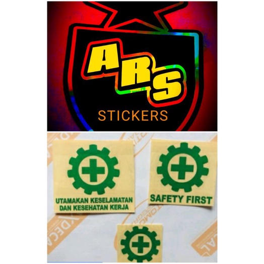 Jual STICKER CUTTING K3 KESEHATAN,KESELAMATAN,KERJA STICKER CUTING ...