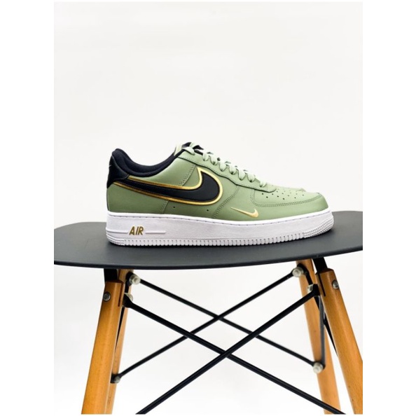 Jual nike air force 1 low double swoosh olive green | Shopee Indonesia