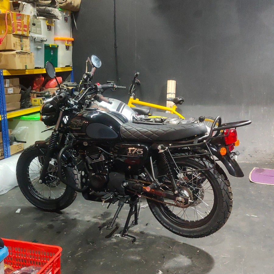 Jual Custom Modifikasi Kawasaki W175 Black Style Edition | Shopee Indonesia