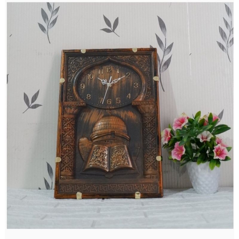Jual Jam Dinding Kaligrafi Persegi Panjang 2552 | Shopee Indonesia