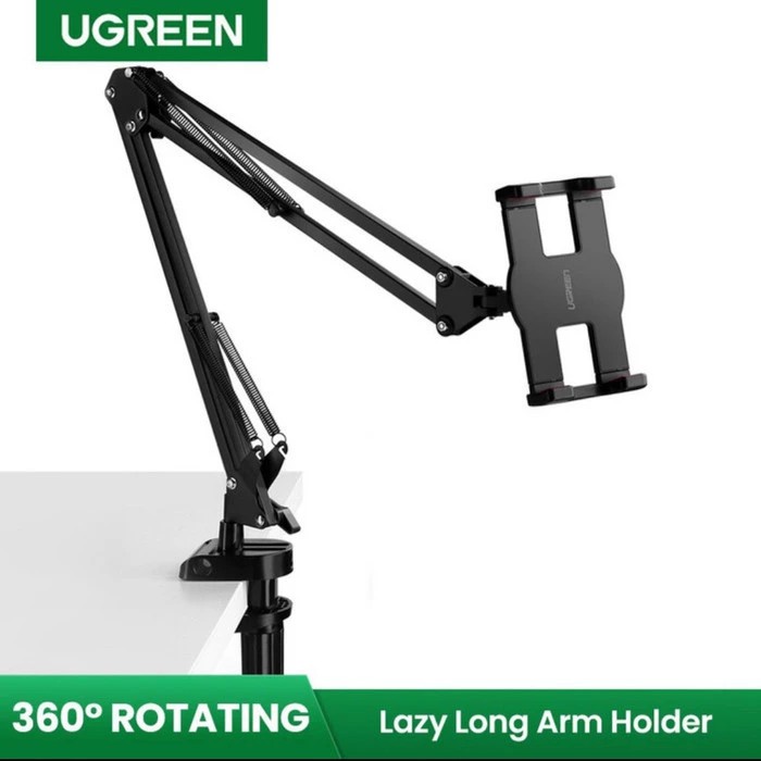 Jual Ugreen Lazy mount rotate long arm clamp holder tablet phone ...