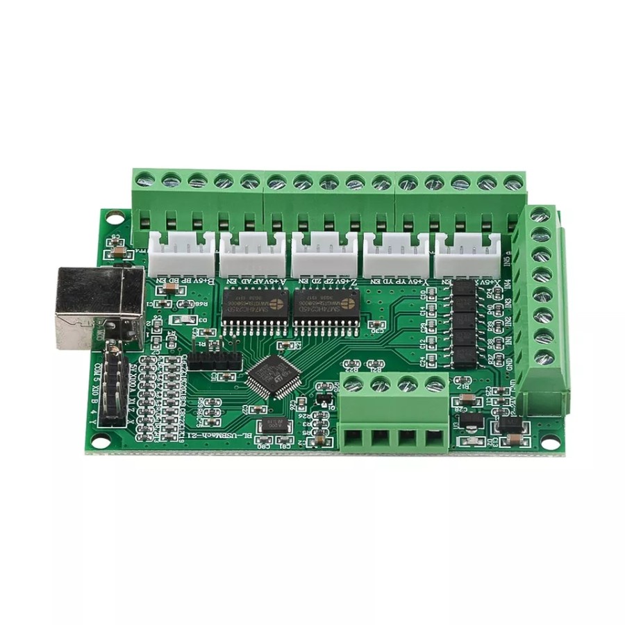 Jual Mach3 V2.1 Motion Control Card Board USB CNC 5 Axis Motherboard ...