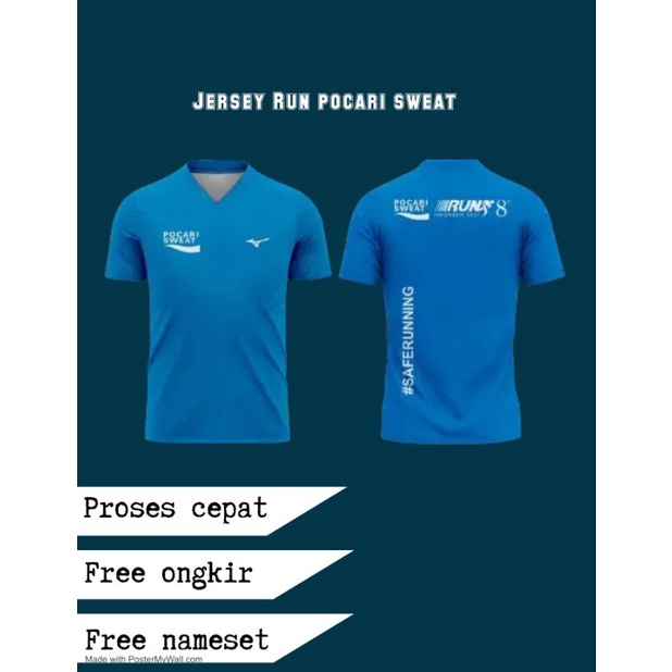Jual Jersey Lari Pocari Sweat Run Indonesia 2021 | Shopee Indonesia