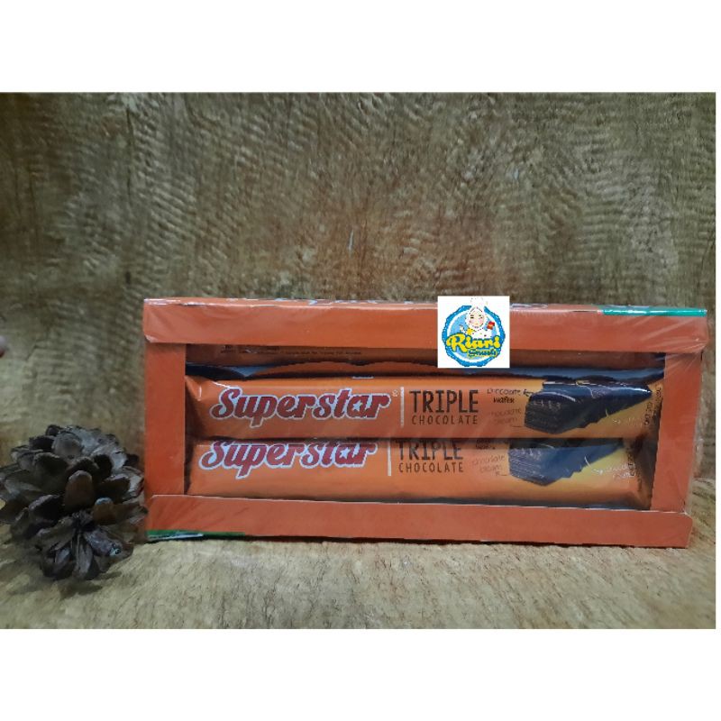 Jual Superstar Triple Chocolate Box 12 Pcs @18gram | Shopee Indonesia