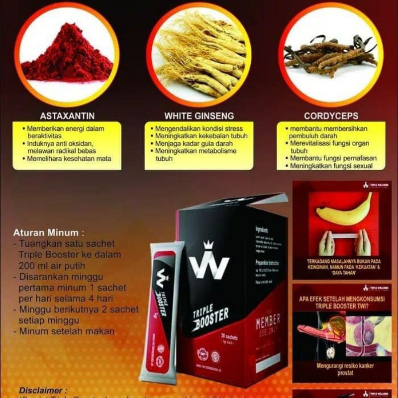 Jual Triple Booster isi 10 sachet | Shopee Indonesia