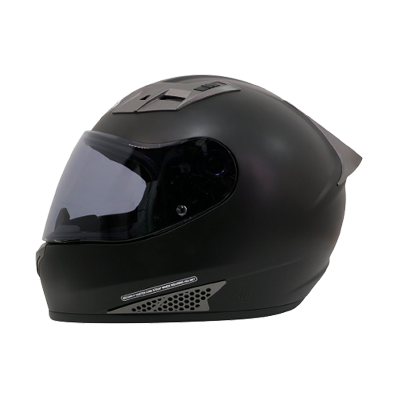 Jual Cargloss NS1 Helm Full Face - Deep Black SG | Shopee Indonesia