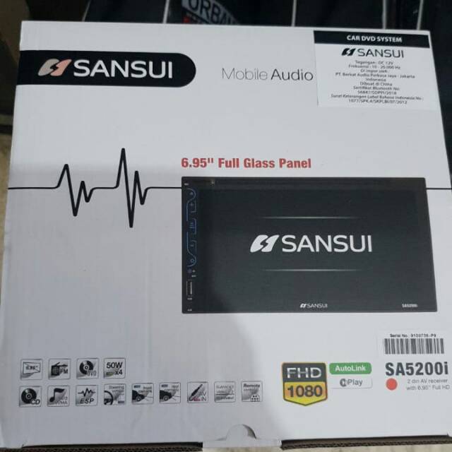 Jual Head unit SANSUI SA5200i double din TV | Shopee Indonesia