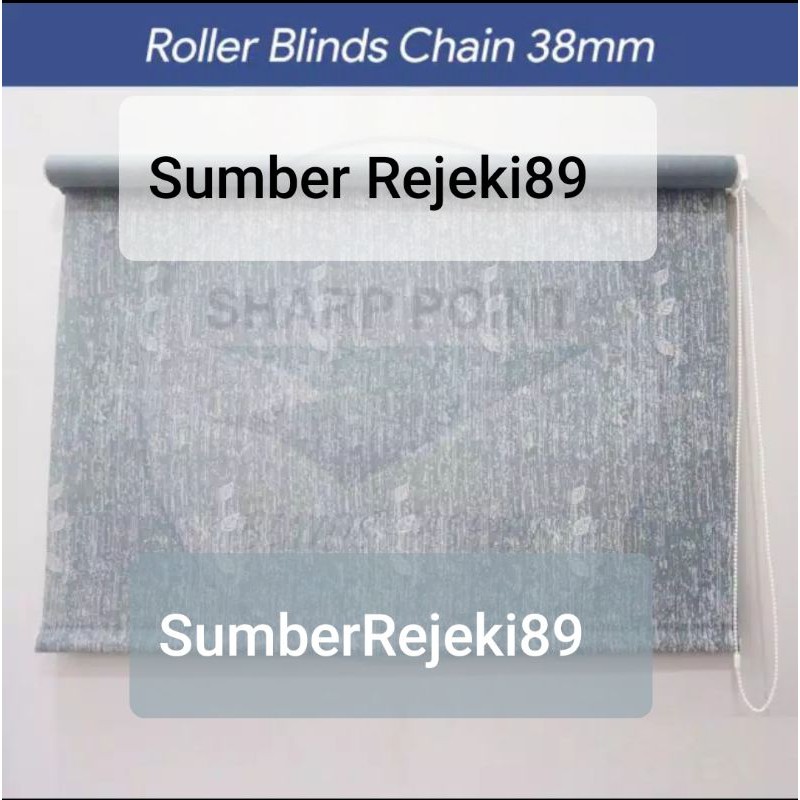 Jual Roller blind Sharp Point sistem kerekan chained(baca dulu ...