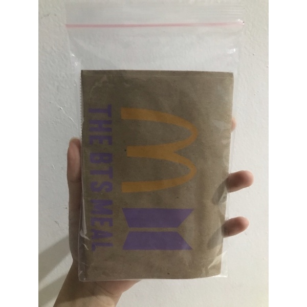 Jual mcd x bts packaging (paper bag only) | Shopee Indonesia