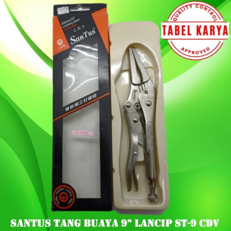 Jual TANG JEPIT SETEL BUAYA LANCIP 9" INCH SANTUS ST-9CDV | Shopee ...